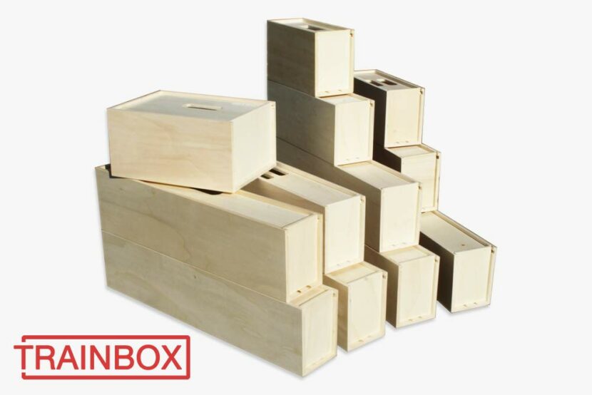 TRAINBOX loco box for locomotives gauge 1 G 0 2 Wooden transport box