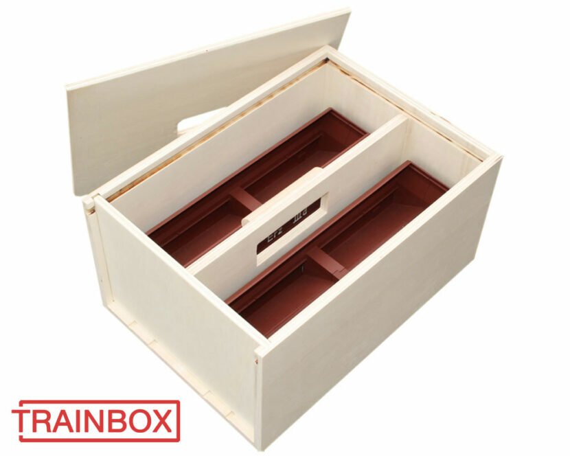 The transport box for wagons in 1-gauge, G-gauge and more - TRAINBOX